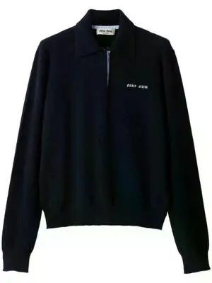 Miu Miu Cashmere Polo Shirt