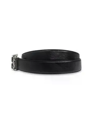 Saint Laurent Logo-plaque Belt
