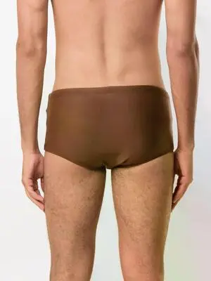 AMIR SLAMA Plain Swim Trunks