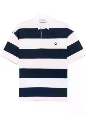 Coperni Striped Polo Shirt - Pink