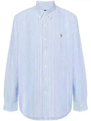Polo Ralph Lauren Striped Cotton Shirt - Blue
