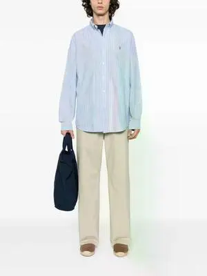 Polo Ralph Lauren Striped Cotton Shirt - Blue