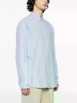 Polo Ralph Lauren Striped Cotton Shirt - Blue