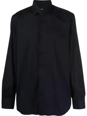 BARBA NAPOLI Long-sleeved Cotton Shirt