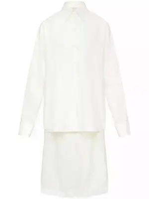 MAISON MARGIELA Midi Shirt Dress - Neutrals