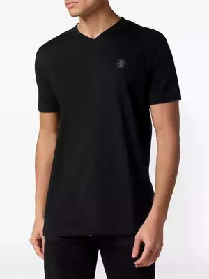 Philipp Plein Logo-appliqué Cotton T-shirt