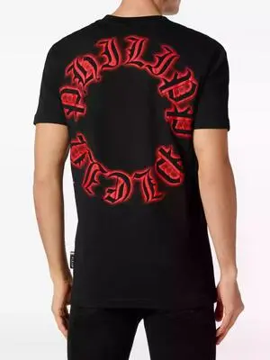 Philipp Plein Logo-appliqué Cotton T-shirt