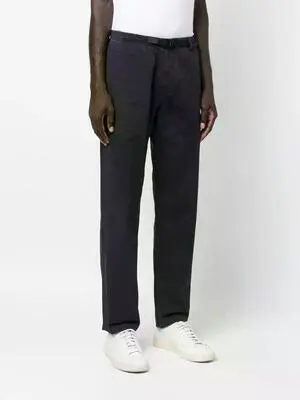 Gramicci Belted-waist Straight-leg Trousers - Blue