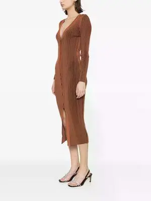 Staud Shoko Dress - Brown