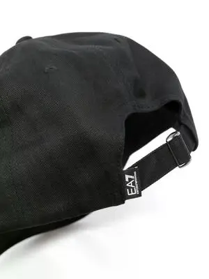 EA7 Logo-embroidered Cotton Baseball Cap