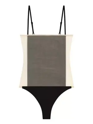 COURREGES Illusion Swimsuit - Black