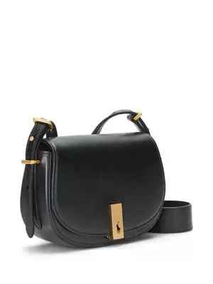 Polo Ralph Lauren Polo Id Leather Crossbody Bag - Black