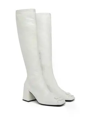 COURREGES Reedition Ac Square-toe Boots - White