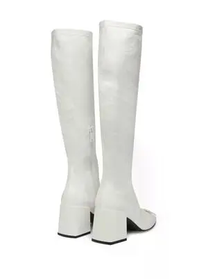 COURREGES Reedition Ac Square-toe Boots - White