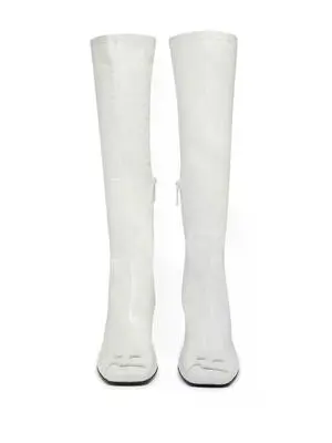 COURREGES Reedition Ac Square-toe Boots - White