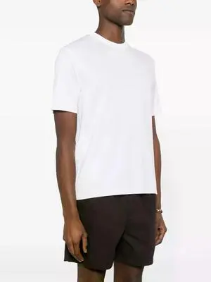 Herno Logo-plaque Cotton T-shirt - White