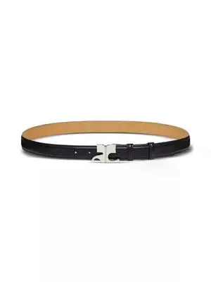 COURREGES Leather Belt - Black