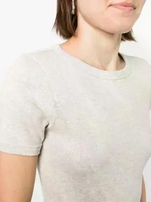 FLORE FLORE Round-neck Cotton T-shirt