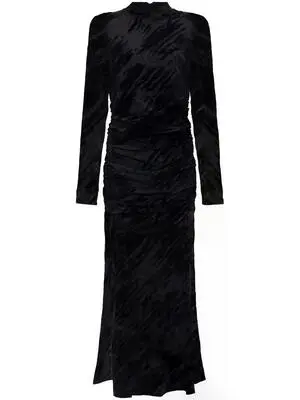 GESTUZ Long-sleeved Ankle-length Dress