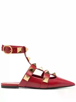 Valentino Garavani Roman Stud Pumps - Red