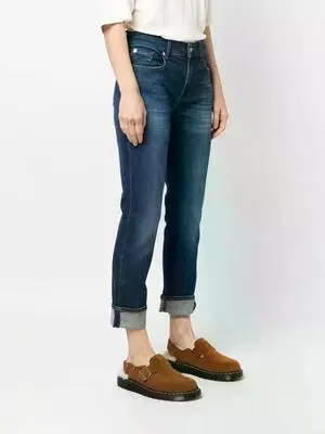 7 For All Mankind Mid-rise Cropped Jeans