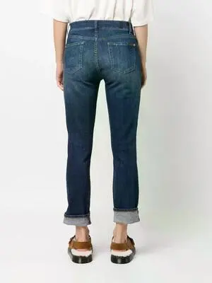 7 For All Mankind Mid-rise Cropped Jeans