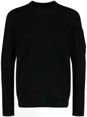 C.P. COMPANY Lens-detail Crew-neck Jumper