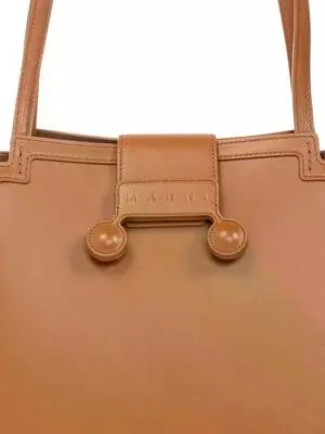 Marni Embossed Leather Shoulder Bag