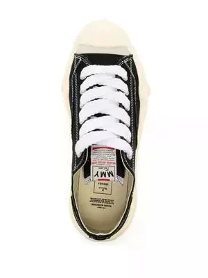 Mihara Yasuhiro Lace-up Low-top Sneakers - Black