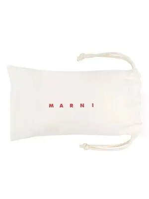 Marni Cumulus Cloud Oval-frame Sunglasses