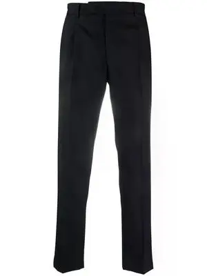 PT TORINO Straight-leg Tailored Trousers - Blue