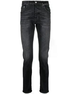 Dondup Black Wash Jeans For Men