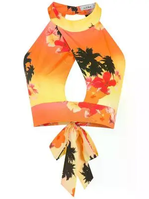 AMIR SLAMA Halter Neck Blouse