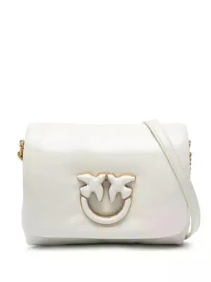 Pinko Baby Love Click Puff Crossbody Bag - Neutrals