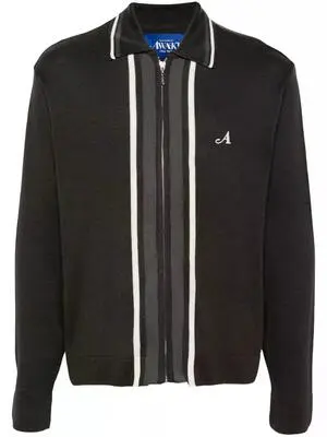 AWAKE NY Striped Jersey Cardigan