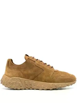 BUTTERO® Lace-up Suede Sneakers - Brown