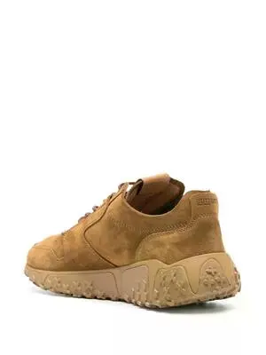 BUTTERO® Lace-up Suede Sneakers - Brown