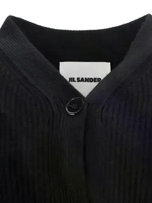 JIL SANDER Ribbed-knit Cardigan