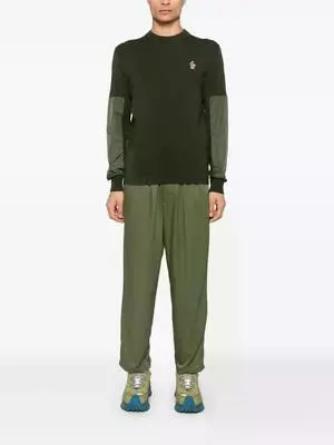 Moncler Logo-patch Crew Neck Sweater