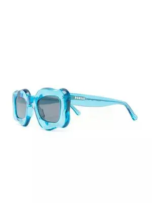 BONSAI Oversized Curved-frame Sunglasses