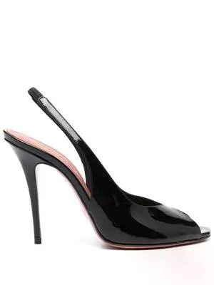Amina Muaddi 105mm Kristina Slingback Pumps
