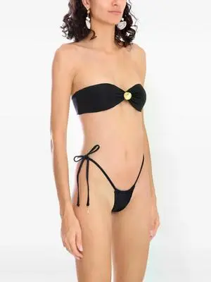 AMIR SLAMA Draped-detail Bikini Set