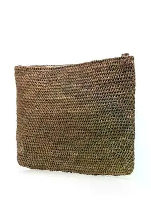 IBELIV Zipped Clutch - Brown
