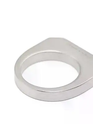 Rick Owens Logo-detail Ring