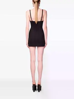 AREA Crystal-link Minidress