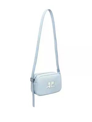 COURREGES Reedition Leather Camera Bag - Blue