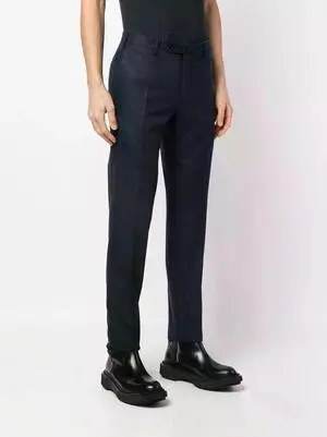 Incotex Mid-rise Straight-leg Trousers - Blue