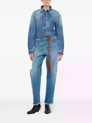 Alanui Fringed Straight Jeans