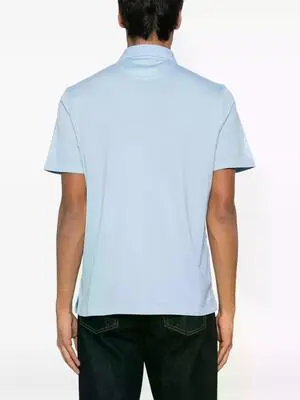 Fedeli Jersey Polo Shirt - Blue