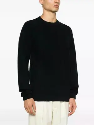 JIL SANDER Side Zip Detail Wool Jumper